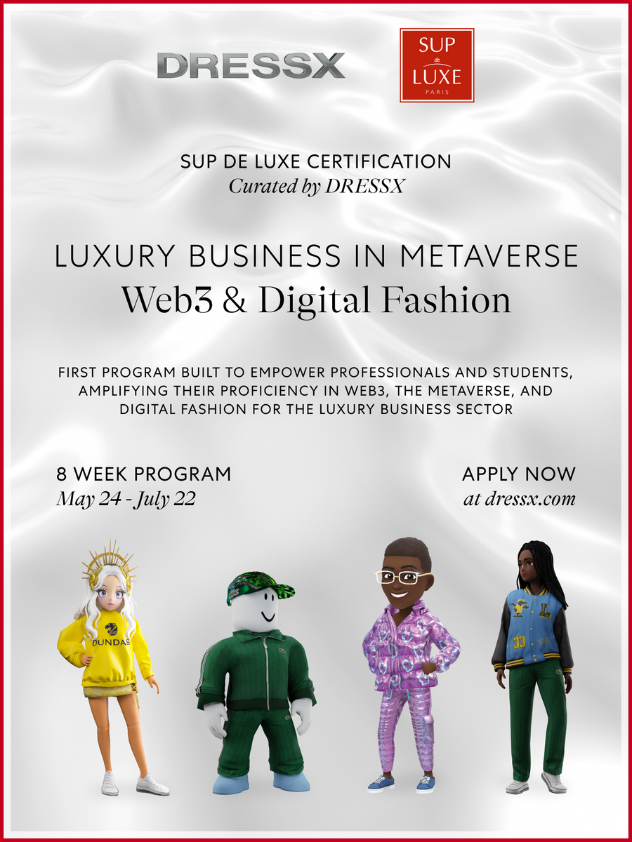 Luxury Business in Metaverse: Web3 & Digital Fashion – DRESSX / More ...