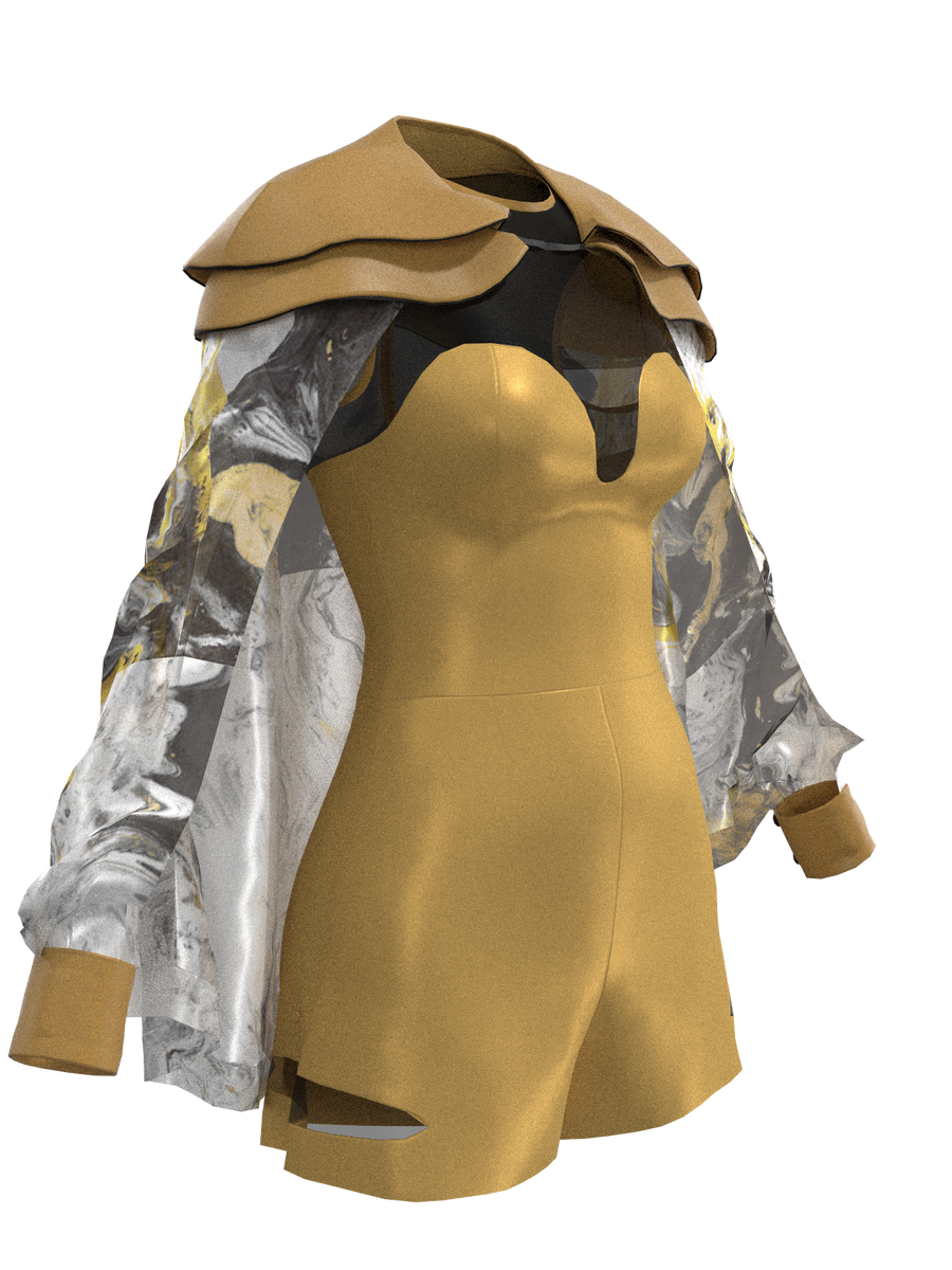 Evoke Outfit Gold/Marble – DRESSX / More Dash Inc. dba DRESSX