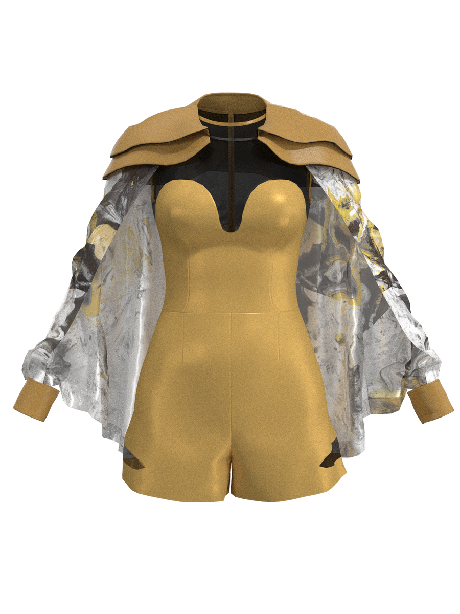 Evoke Outfit Gold/Marble – DRESSX / More Dash Inc. dba DRESSX