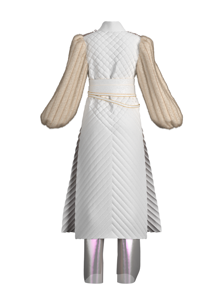 Snow white coat – DRESSX / More Dash Inc. dba DRESSX