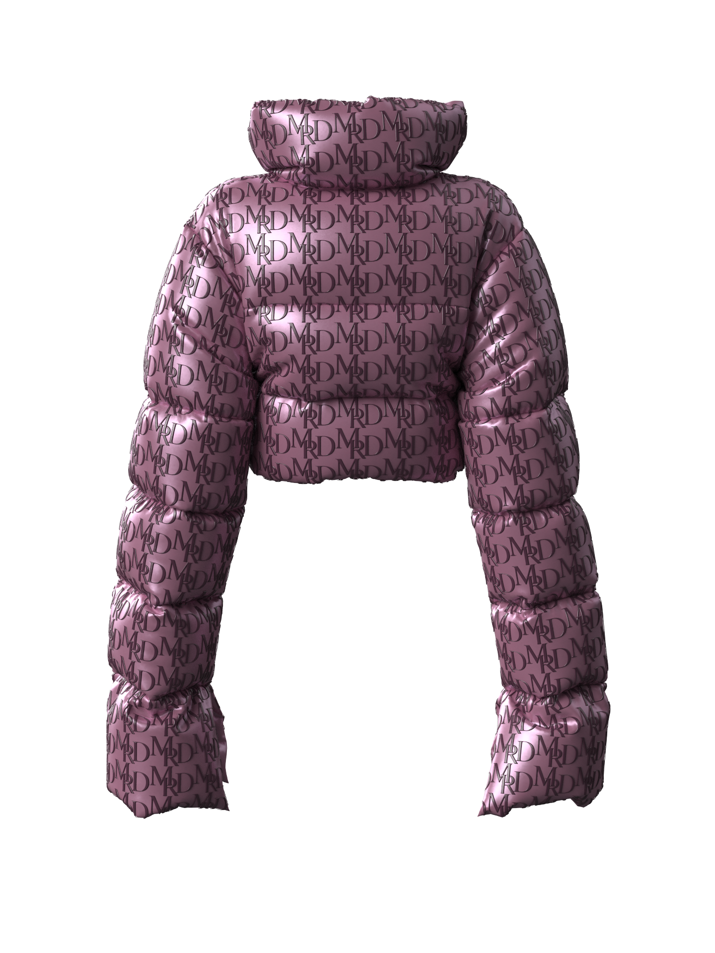 Graphic Logo Puffy Jacket PINK – DRESSX / More Dash Inc. dba DRESSX