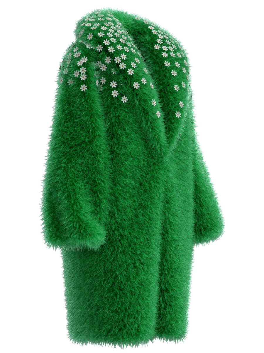 Grass fur coat – DRESSX / More Dash Inc. dba DRESSX