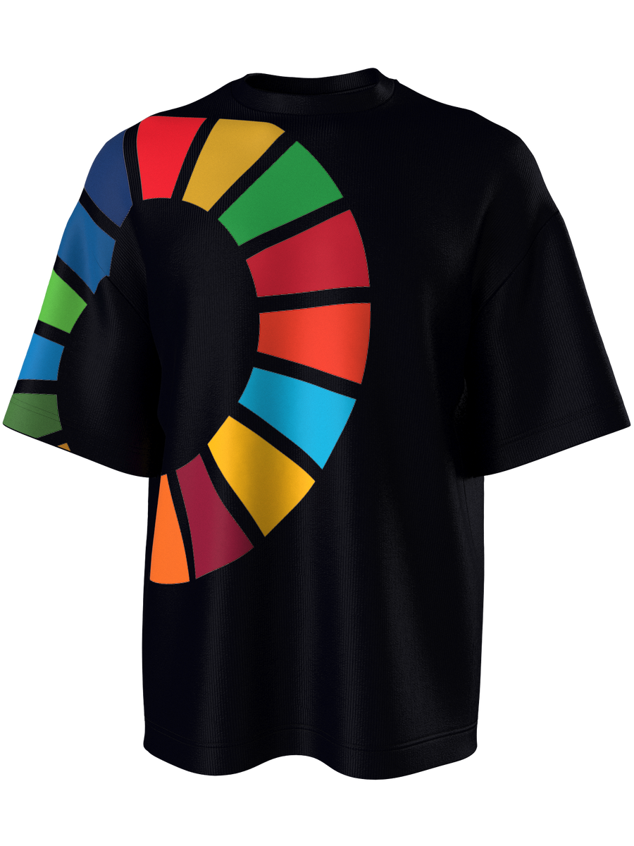 T-shirt with color wheel - black – DRESSX / More Dash Inc. dba DRESSX